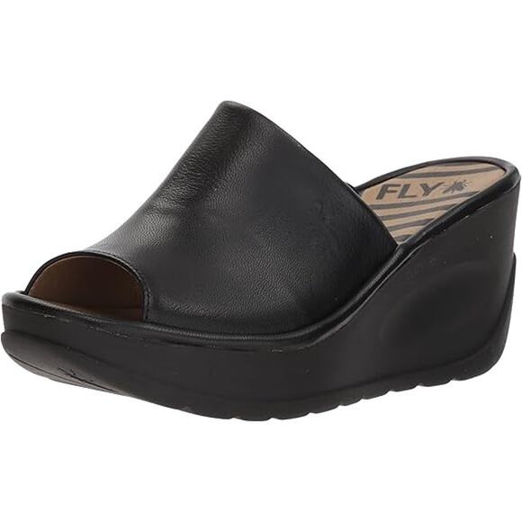 Fly London | Shoes | Fly London Jamb Leather Wedge Sandals Womens 9 Eu ...